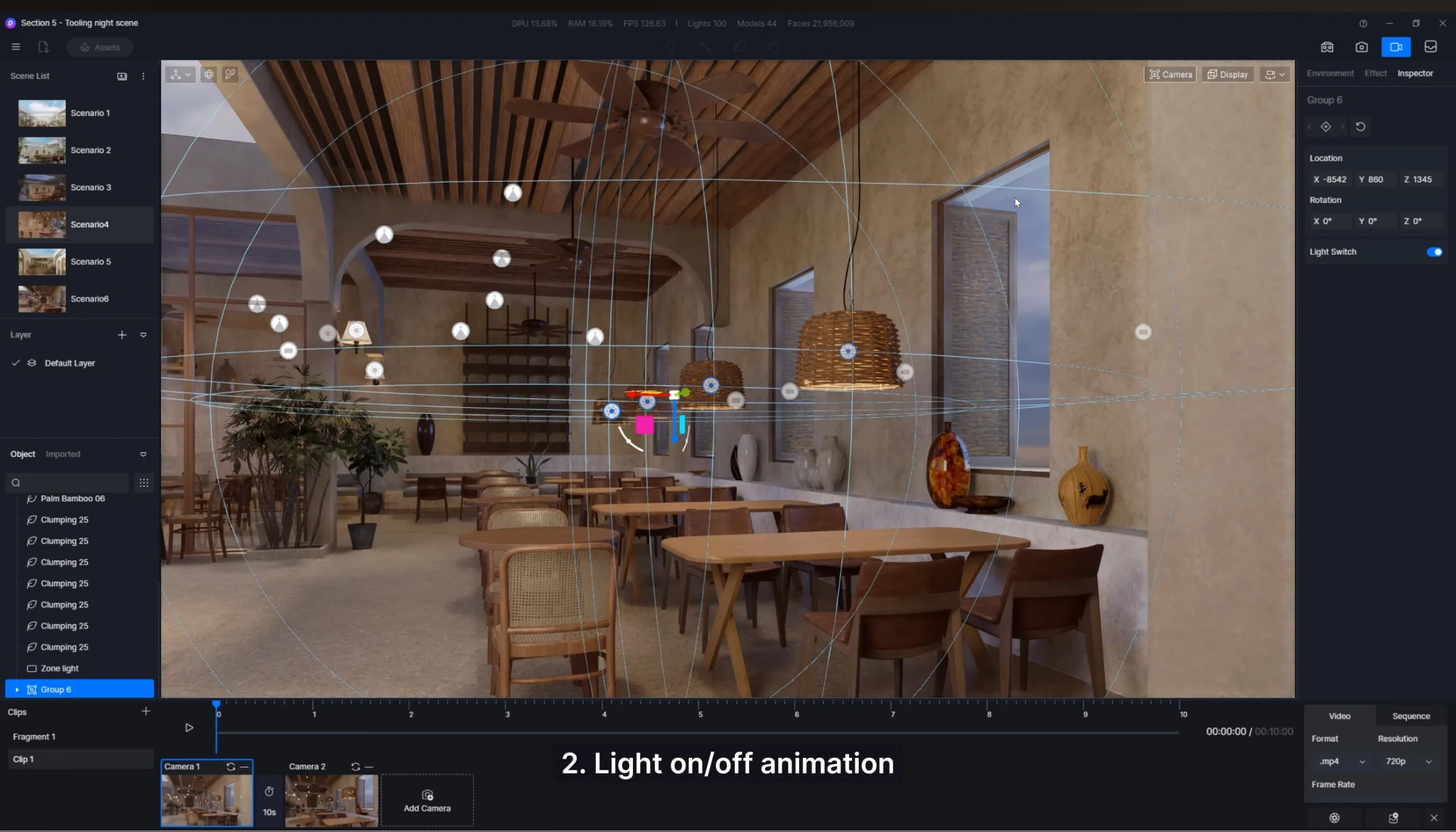 Hướng Dẫn Tạo Animation Nội Thất Trong D5 Render: Keyframe, Ánh Sáng ...