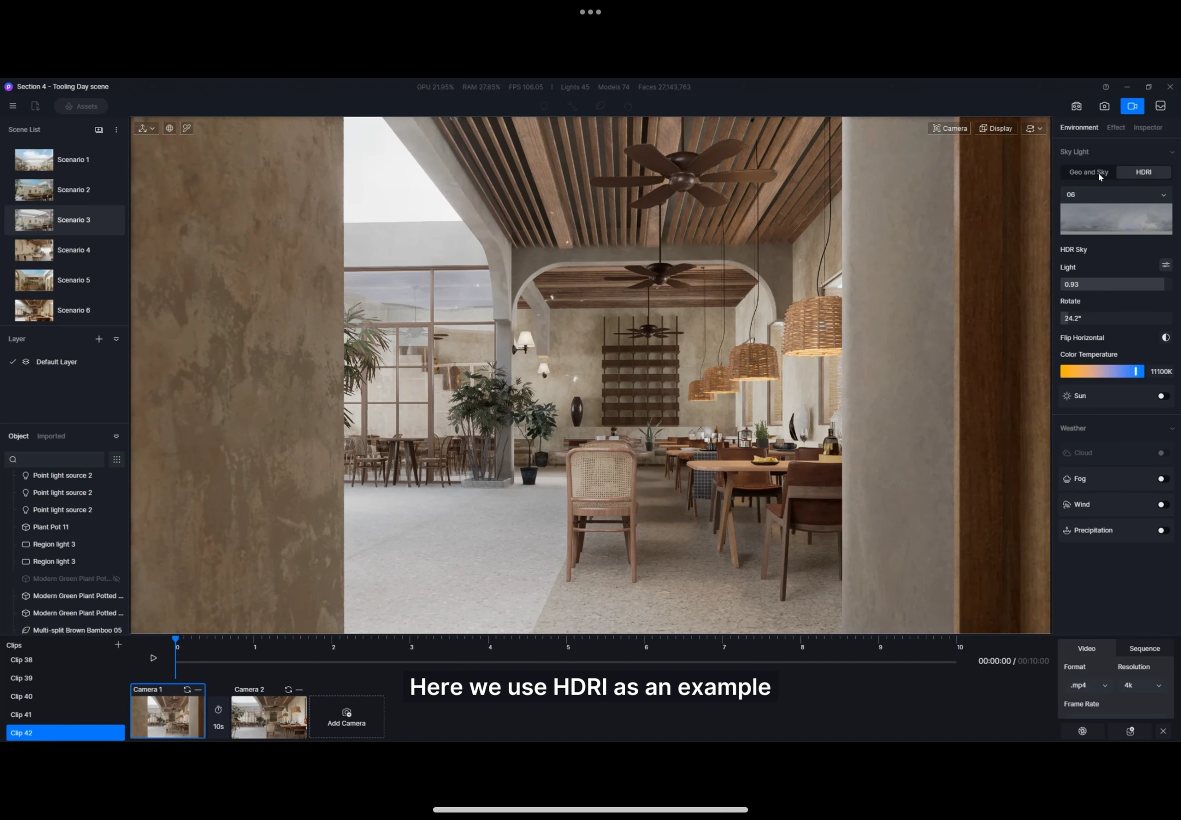 Hướng Dẫn Tạo Animation Nội Thất Trong D5 Render: Keyframe, Ánh Sáng ...
