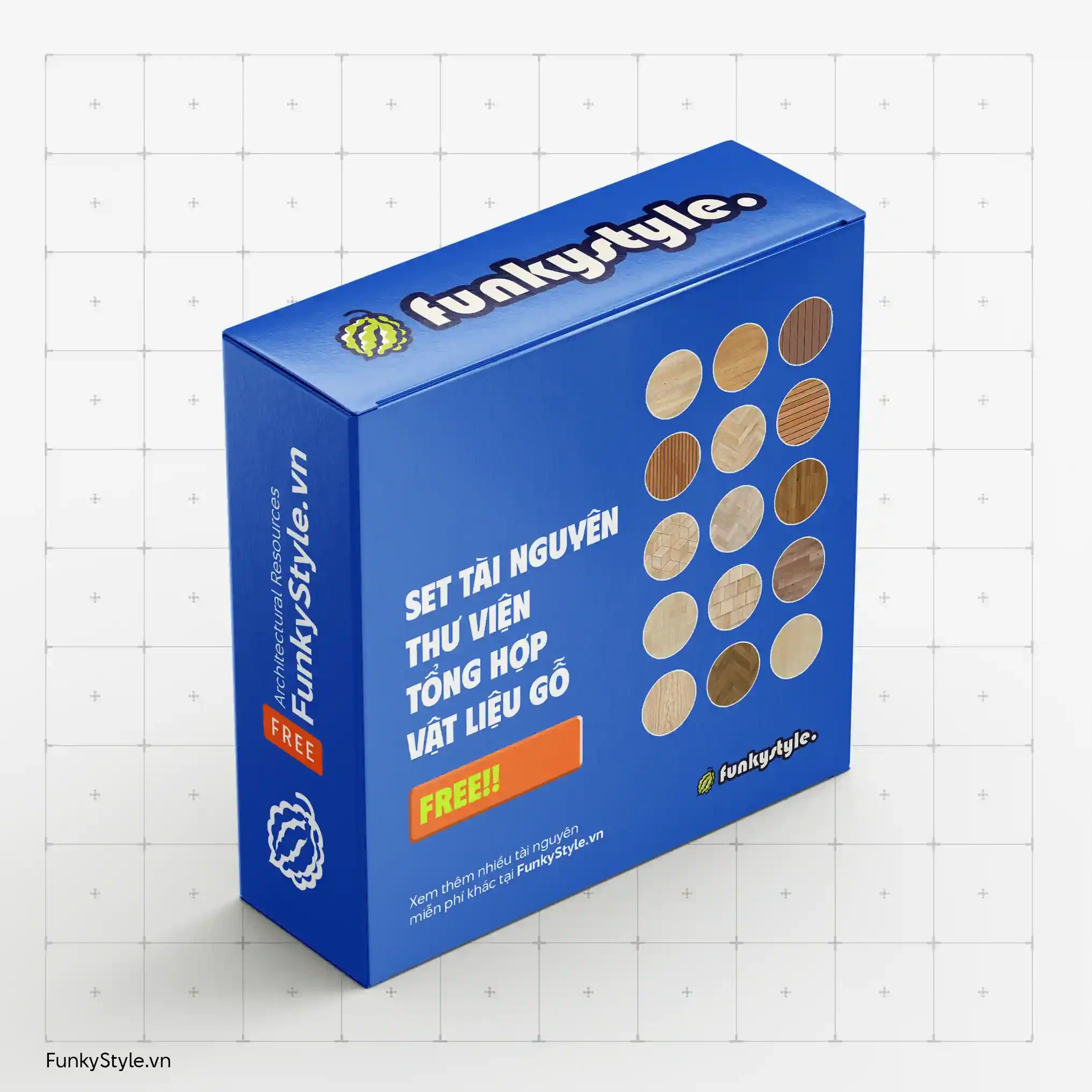 Set Tài nguyên thư viện tổng hợp vật liệu gỗ